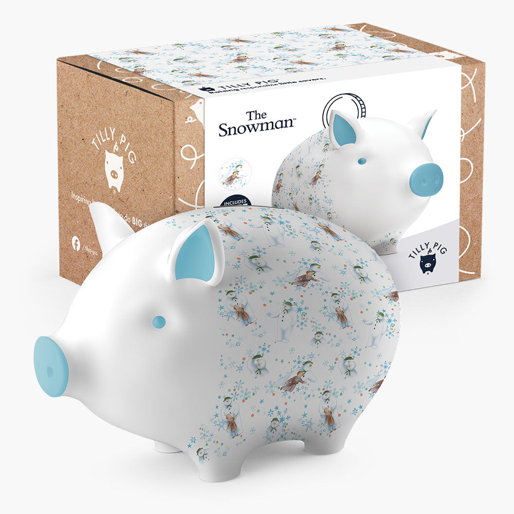 Tilly Pig The Snowman Piggy Bank